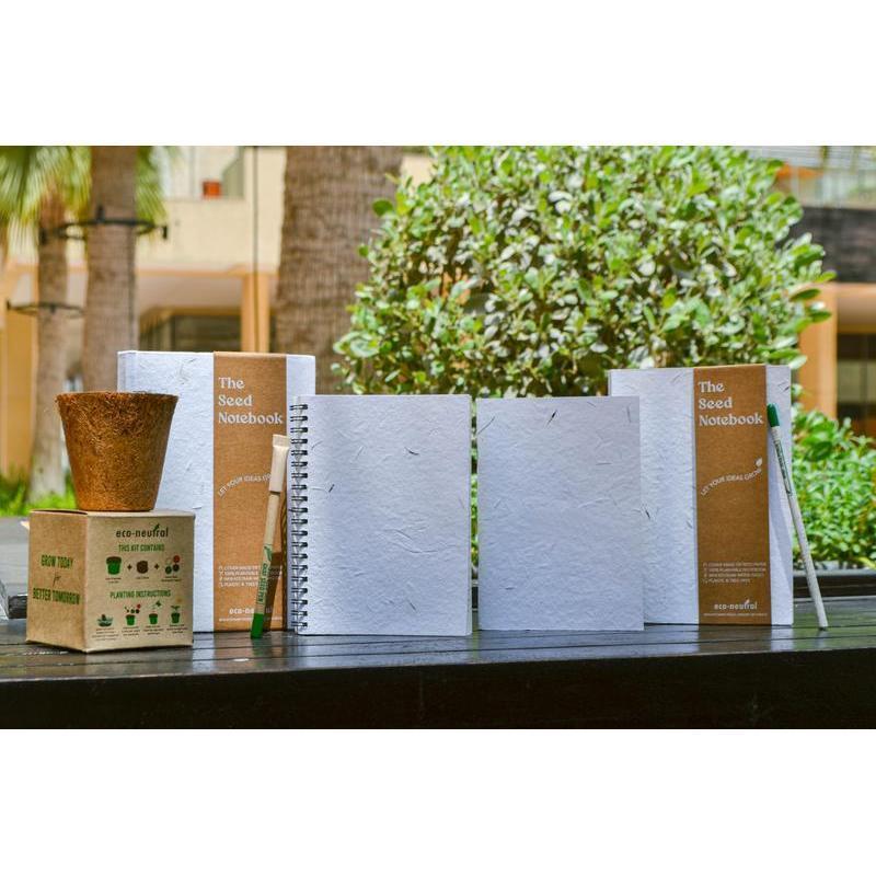 ATRI - eco-neutral® A5 Soft Cover Handmade Seed Paper Notebook | Jasani